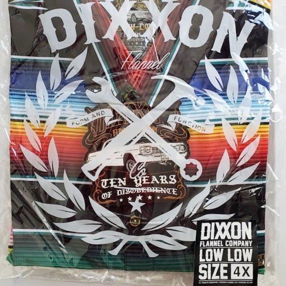 DIXXON | Shirts | Dixxon The Low Low 223 Mens Short Sleeve Party Shirt ...